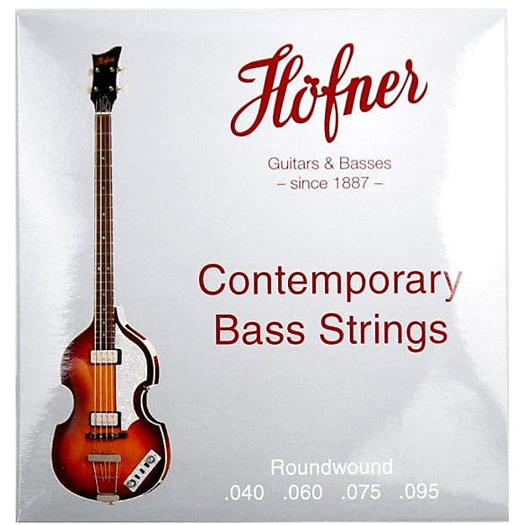 Hofner Contemporary Roundwound Bass Set 30" Scale | Reverb