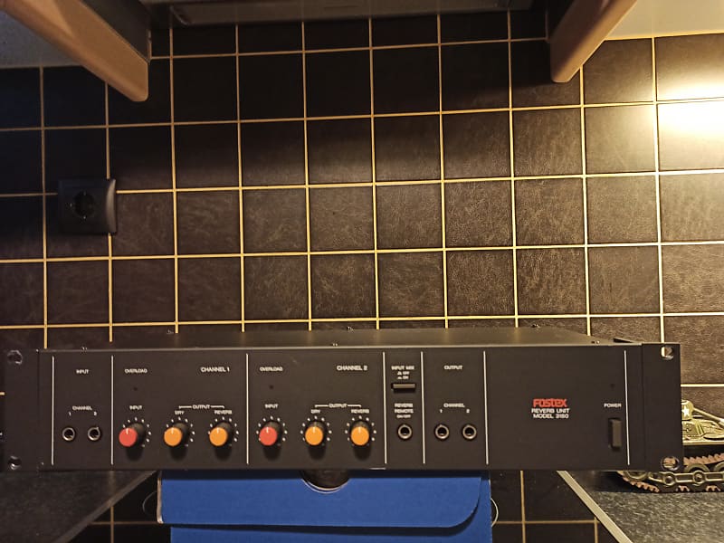 Fostex Reverb Unit Model 3180 Vintage Stereo Spring Reverb | Reverb