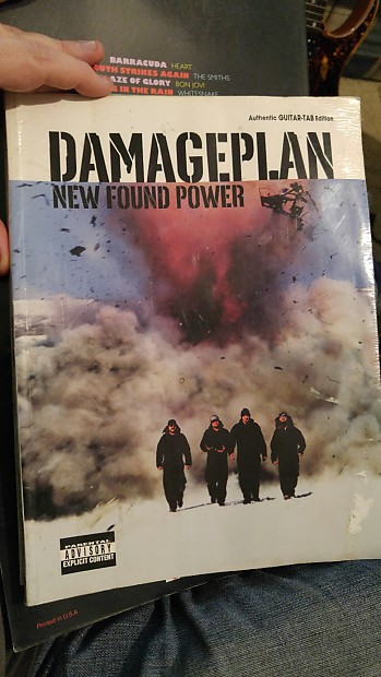 Damageplan Damage Plan New Found Power Guitar Tab Book | Reverb