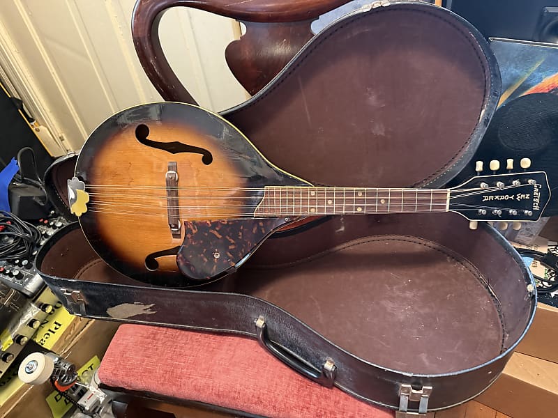 Gretsch Vintage New Yorker a style mandolin 1950s - Sunburst | Reverb