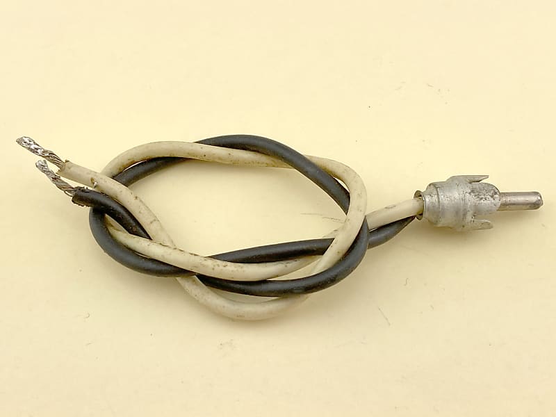 Vintage Fender Champ Amplifier RCA Plug and Wires 1969-76 | Reverb