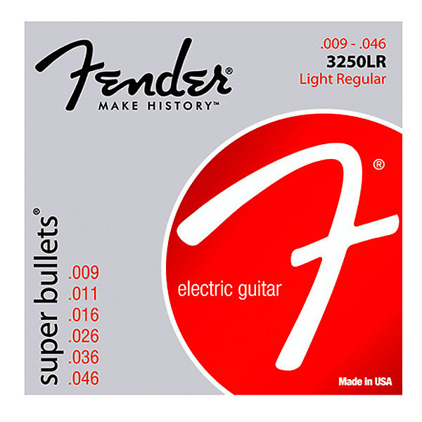 Fender Super Bullets Electric Guitar Strings Light Regular | Reverb