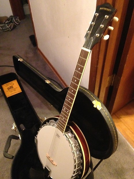MASTERCRAFT Banjitar with hardshell case, strap and extra | Reverb