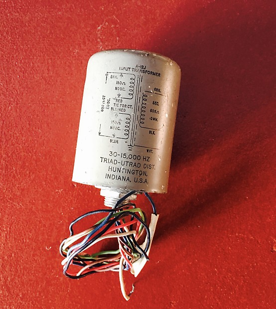Vintage Triad A-12J 1968 Mic input transformer Motown DI | Reverb