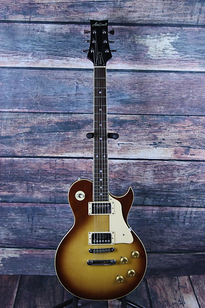 Aria Pro II LP Standard 1980 Antique Burst with hard shell | Reverb