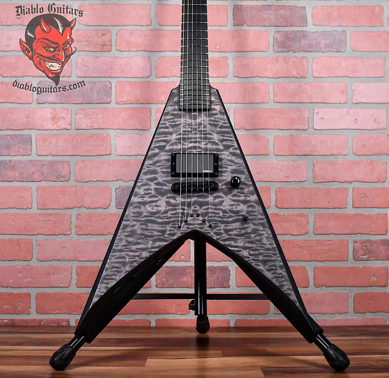 Jackson Usa Custom Shop King V 1-Hum Hardtail Quilt Maple Top | Reverb