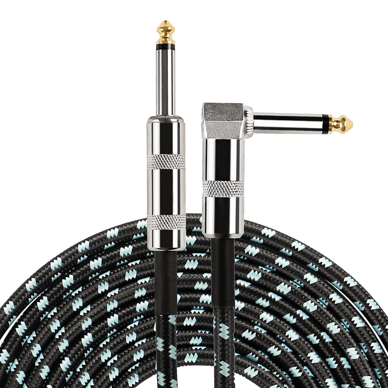 Guitar Cable 10 ft /20 ft, Electric Instrument Cable Bass Amp | Reverb