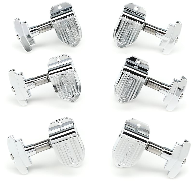Grover 150C Imperial Tuners - 3+3 - Chrome (3-pack) Bundle | Reverb