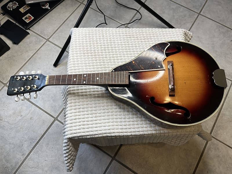 vintage unknown brand model AM-601 8 string Mandolin. | Reverb