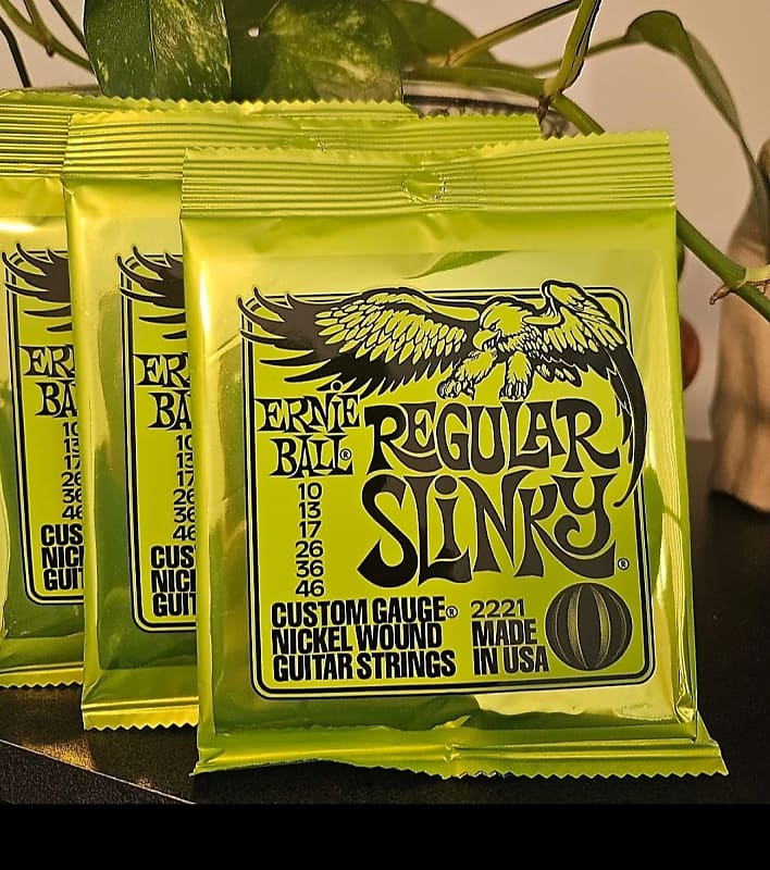 3 Packs of Ernie Ball 2221 Regular Slinky Nickel Wound | Reverb