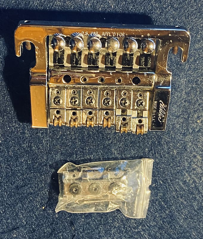 Khaler LP Type Chrome Tremolo-micro tuner 1980's - Cromo | Reverb