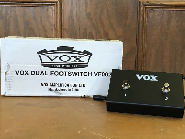 Vox Dual Footswitch VF002 Black | Reverb