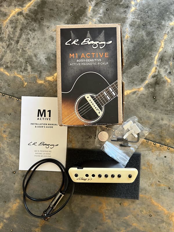 LR Baggs M1A Active Soundhole Pickup with Volume Control | Reverb