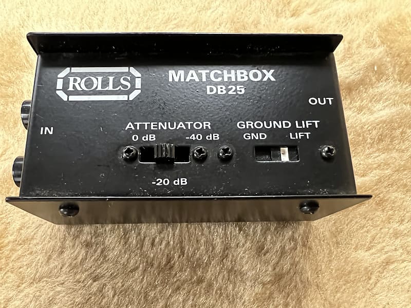 Rolls Matchbox DB25 DI box -used | Reverb