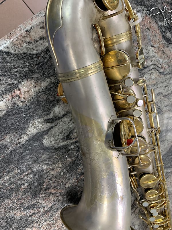 Conn Chu Berry 1926 silver and gold tenor saxophone nice | Reverb