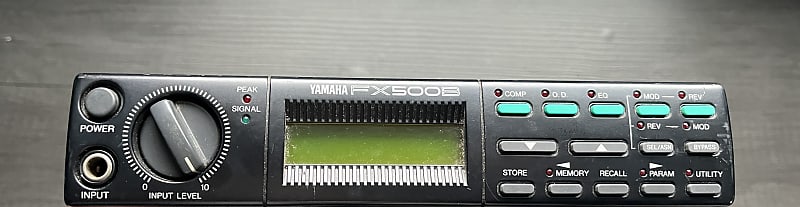 Yamaha FX500B Bass Rack Unit 1990s - Black | Reverb