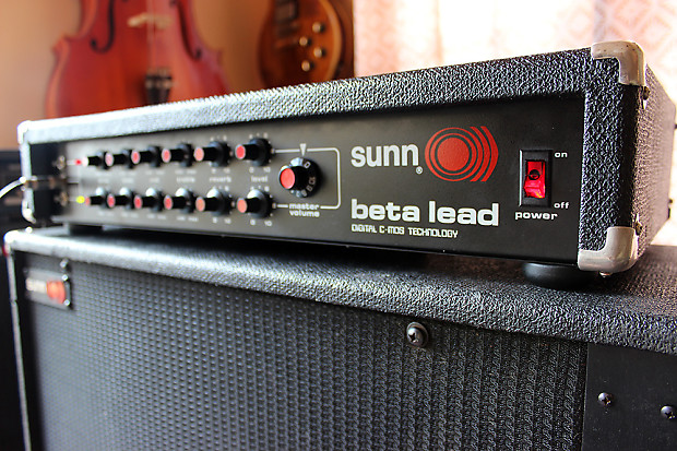 Sunn Beta Lead Amplifier Head Vintage Electric Guitar Bass | Reverb