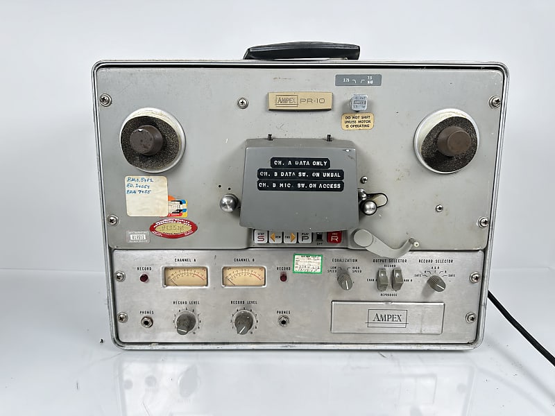 Vintage 1963 Ampex PR-10 Reel to Reel Tape Recorder | Reverb