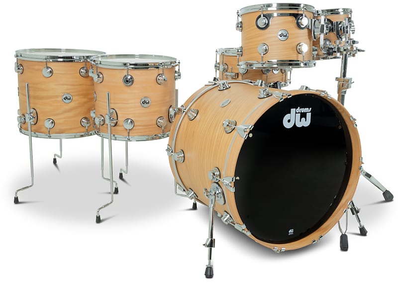 DW Collectors Pure Oak Natural Shell Kit 6-pc | Reverb