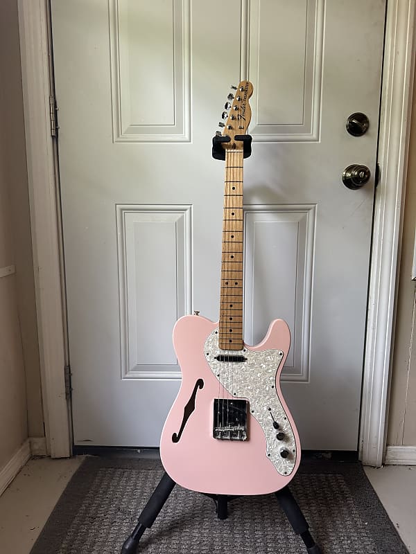 Fender Classic Series '69 Telecaster Thinline 2002 FSR Pink | Reverb