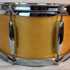MAGSTAR 6.5x14" Custom Maple Snare Drum 1990's Satin Maple | Reverb