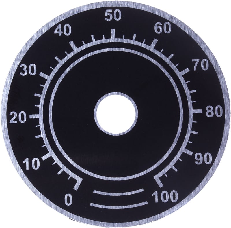 DIAL-60 (1) Large Dial Plate 0-100 Indicator Marks for Pedal | Reverb