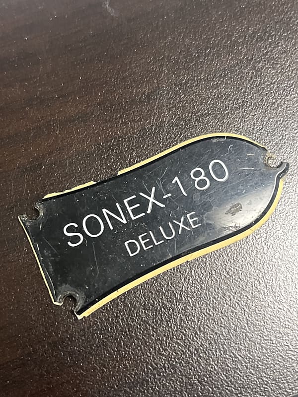 Gibson Sonex 180 deluxe truss rod cover | Reverb