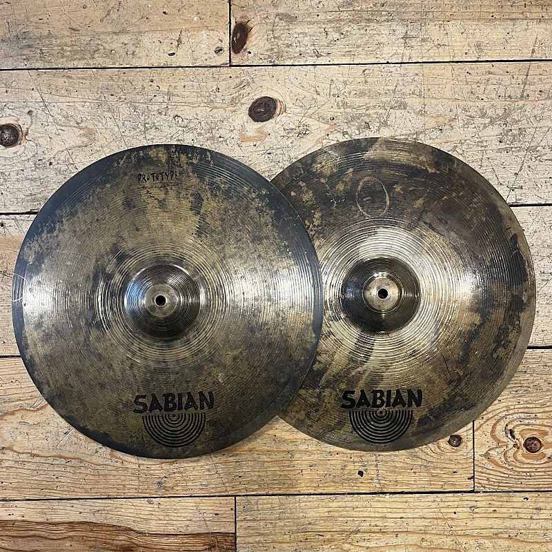 Sabian 16" Prototype Hi Hats ZZPXSR16 - Natural | Reverb