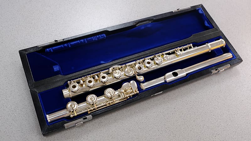 MARUMATSU GX III GX3 SOLID SILVER OPEN HOLE FLUTE EXCELLENT | Reverb
