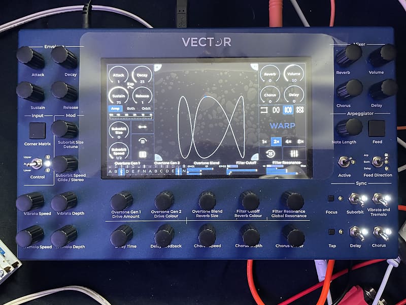 Vector synthesiser Vector Bleu | Reverb