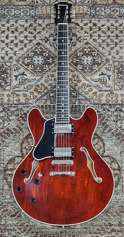 Eastman T386L Lefty Thinline Electric in Classic Finish w/ | Reverb