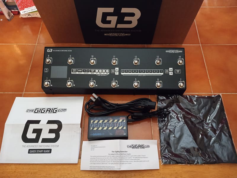 Gigrig G3 2021 - pedal switcher and midi controller | Reverb