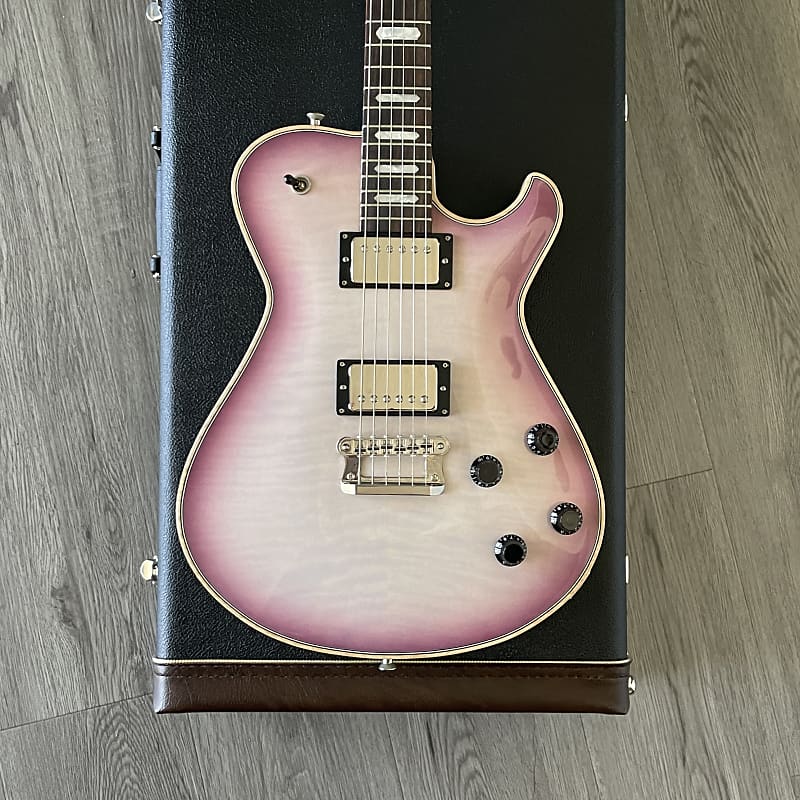 Knaggs Kenai Trans White/Purple Burst Gloss Finish Electric | Reverb