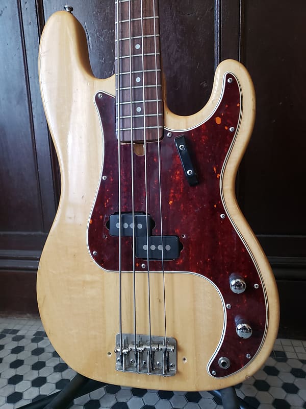 Univox Precision Bass 1970s Natural | Reverb