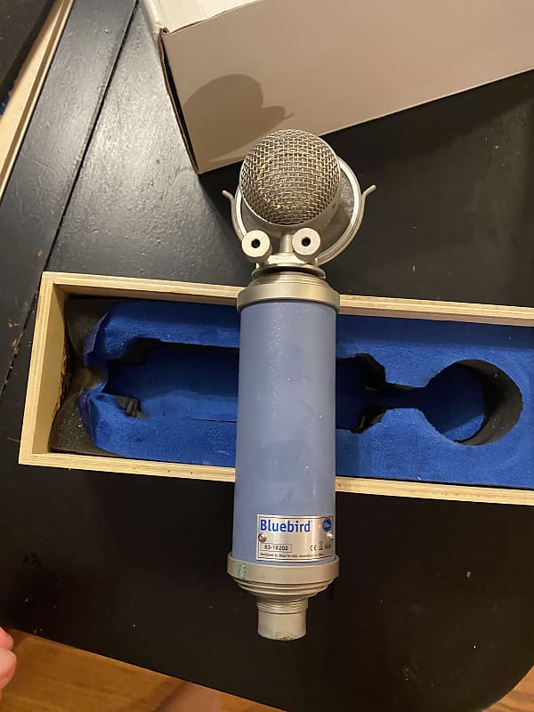 BlueBird Cardioid Condenser Blue with shock mount and pop | Reverb