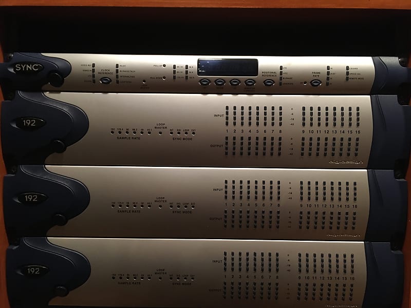 Digidesign 192 Pro Tools HD Interfaces (x3) with SYNC I/O and | Reverb