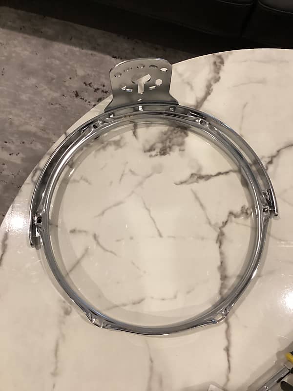 Yamaha 12 inch /6 Lug Tom hoops and bracket | Reverb