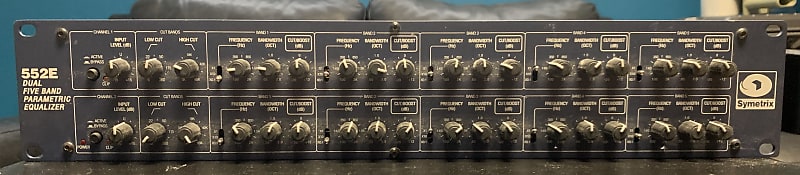 Symetrix 552E Stereo Parametric EQ | Reverb
