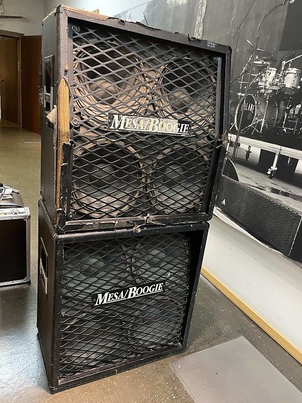 Mesa Boogie 4X12 CAB FULL STACK 1985 - SCHWARZ | Reverb