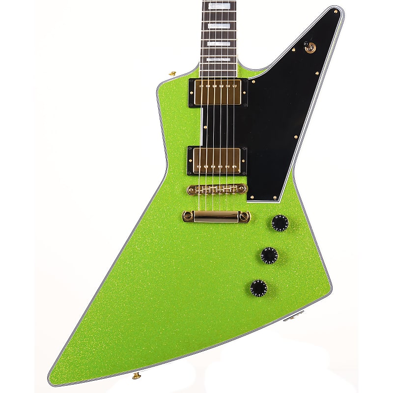 Gibson Custom Shop Explorer Custom Gecko Green Sparkle Gloss | Reverb