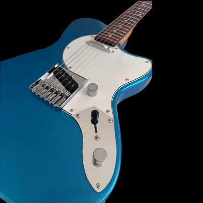 Aslin Dane Wrangler, Tele Style - Metallic Blue | Reverb