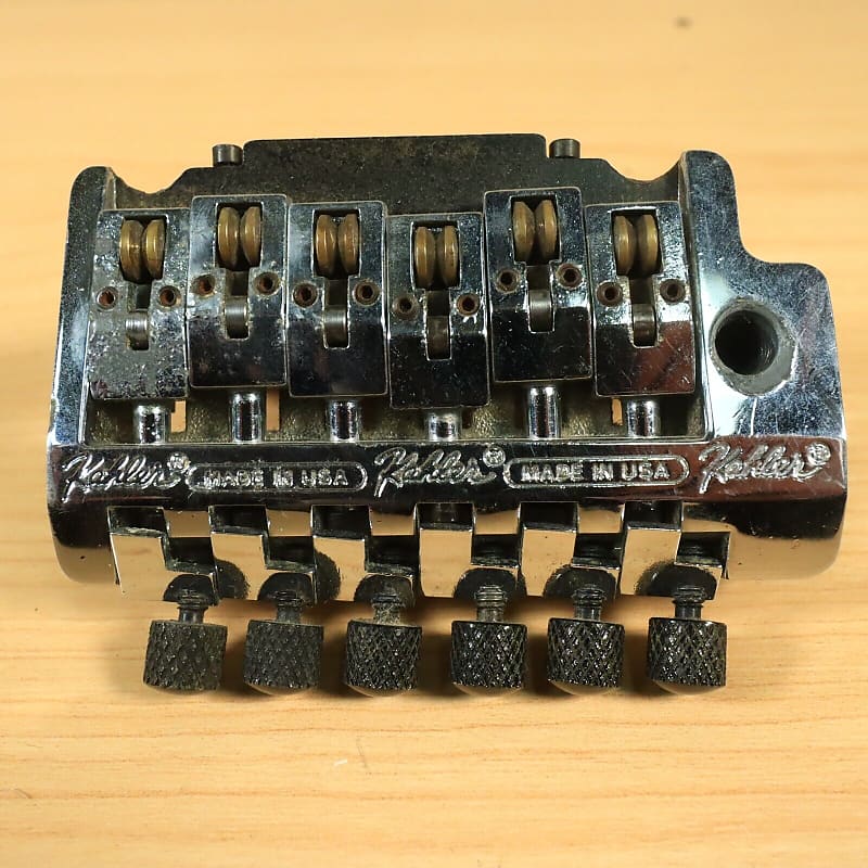 1980's USA Kahler Fulcrum 2520 Chrome Guitar Tremolo Bridge | Reverb