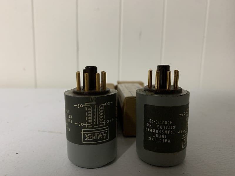 PAIR AMPEX MATCHING INPUT TRANSFORMER 4580116-20 FOR REEL TO | Reverb