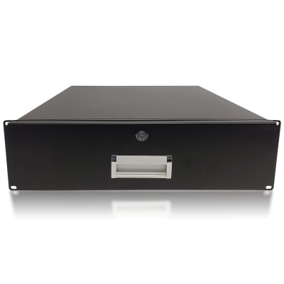 19" 3U Equipment Rack Drawer-Module Storage Patch Panel Data | Reverb