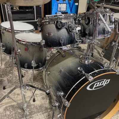 PDP X7 7 piece drum set/hardware/cymbals 2021 - Silver | Reverb