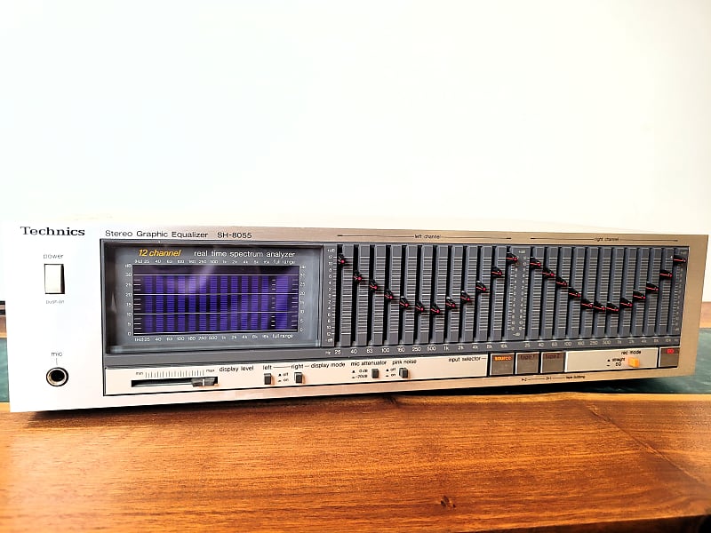 Technics SH 8055 Stereo Graphic Equalizer 12 Band/CH Vintage | Reverb