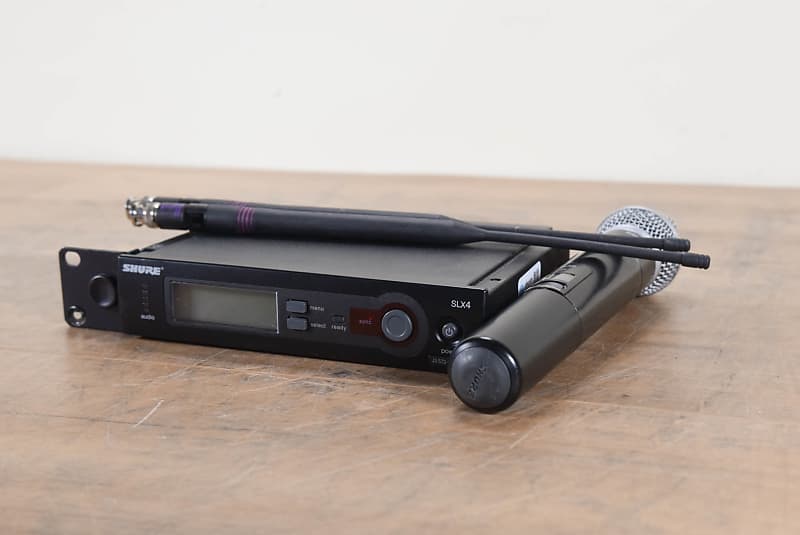 Shure SLX24/SM58 Handheld Wireless Mic - J3 Band (NO POWER | Reverb
