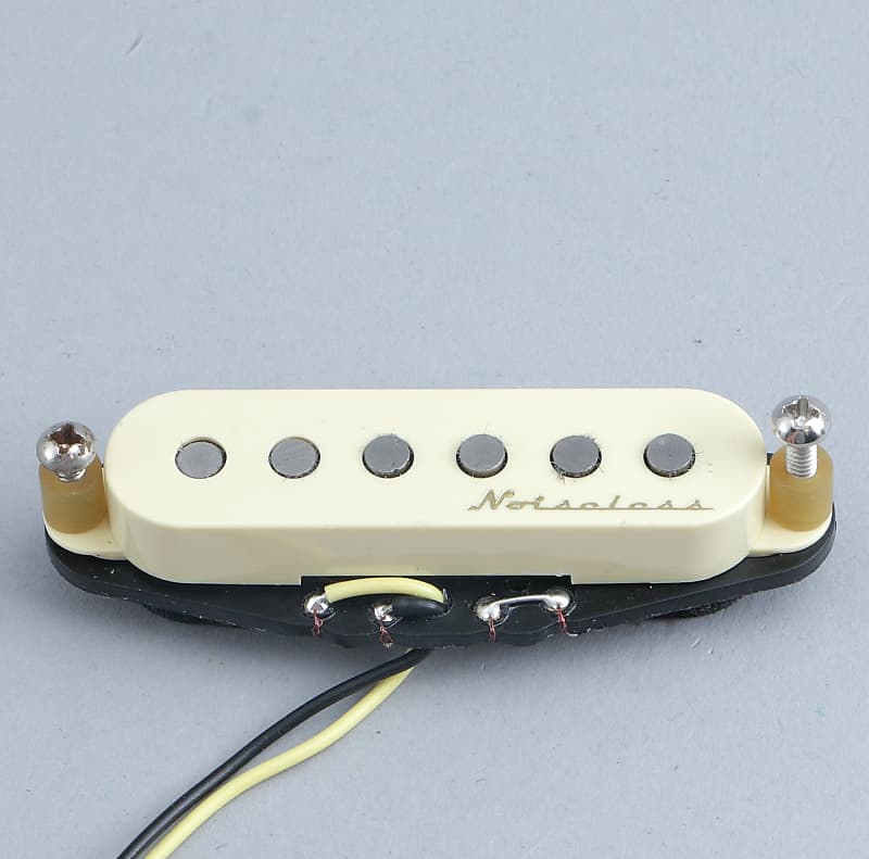 Fender Hot Noiseless Strat Single Coil Middle Guitar Pickup | Reverb