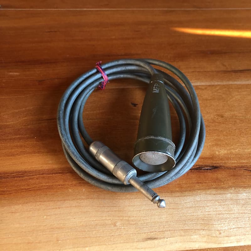 Vintage 50's-60's MFP Military Microphone Army Green | Reverb