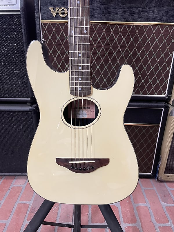 Fender Standard Stratacoustic Cream Rare Finish | Reverb